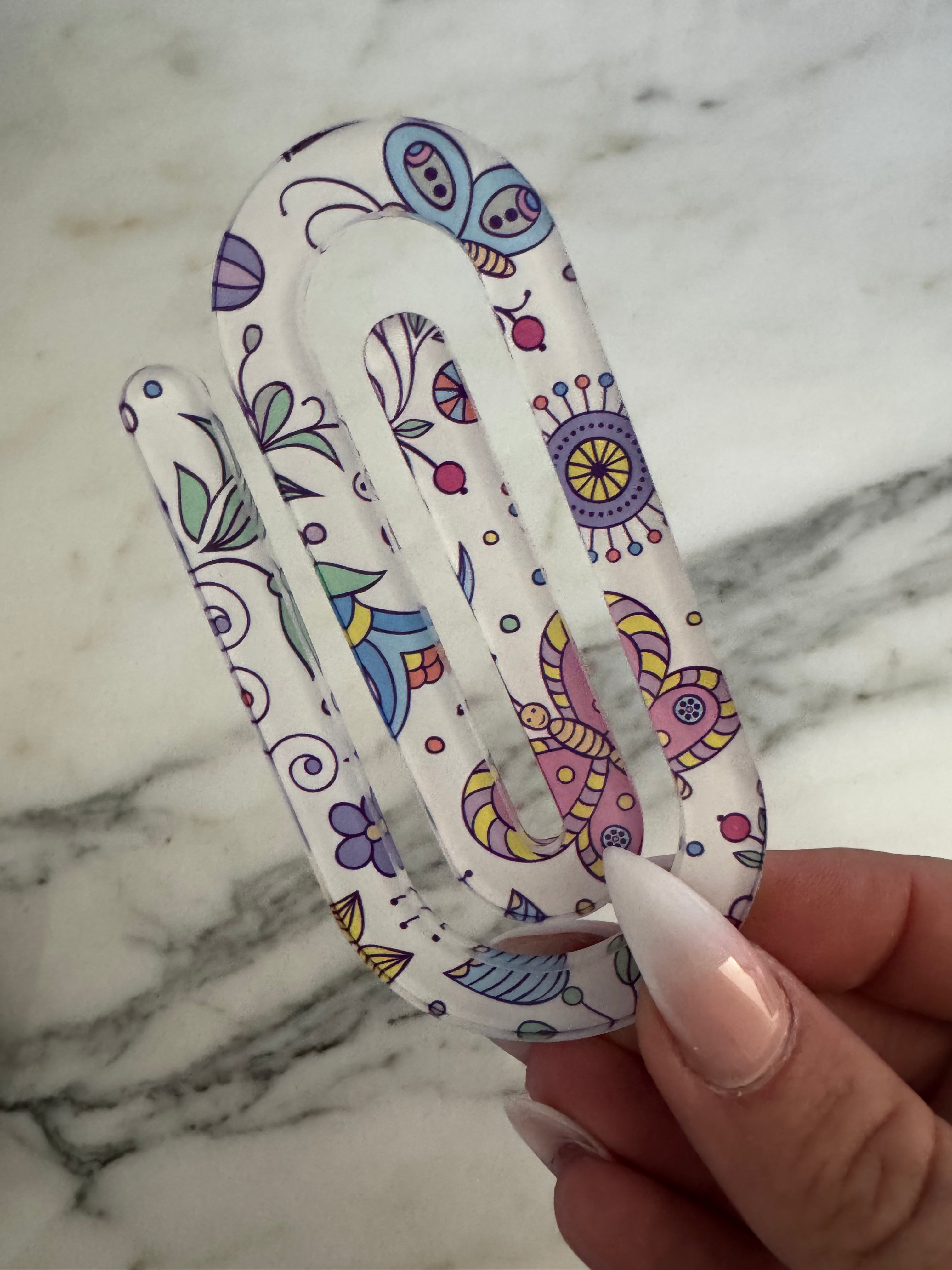 Butterfly jumbo paper clip – Luxe Designs