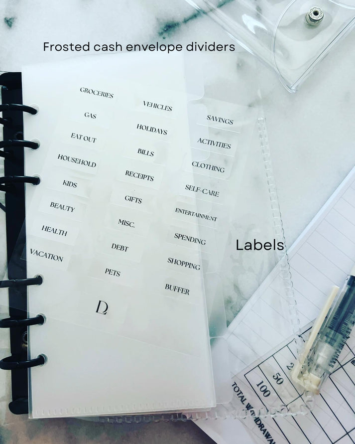 Budget book 6 envelopes – Luxe Designs