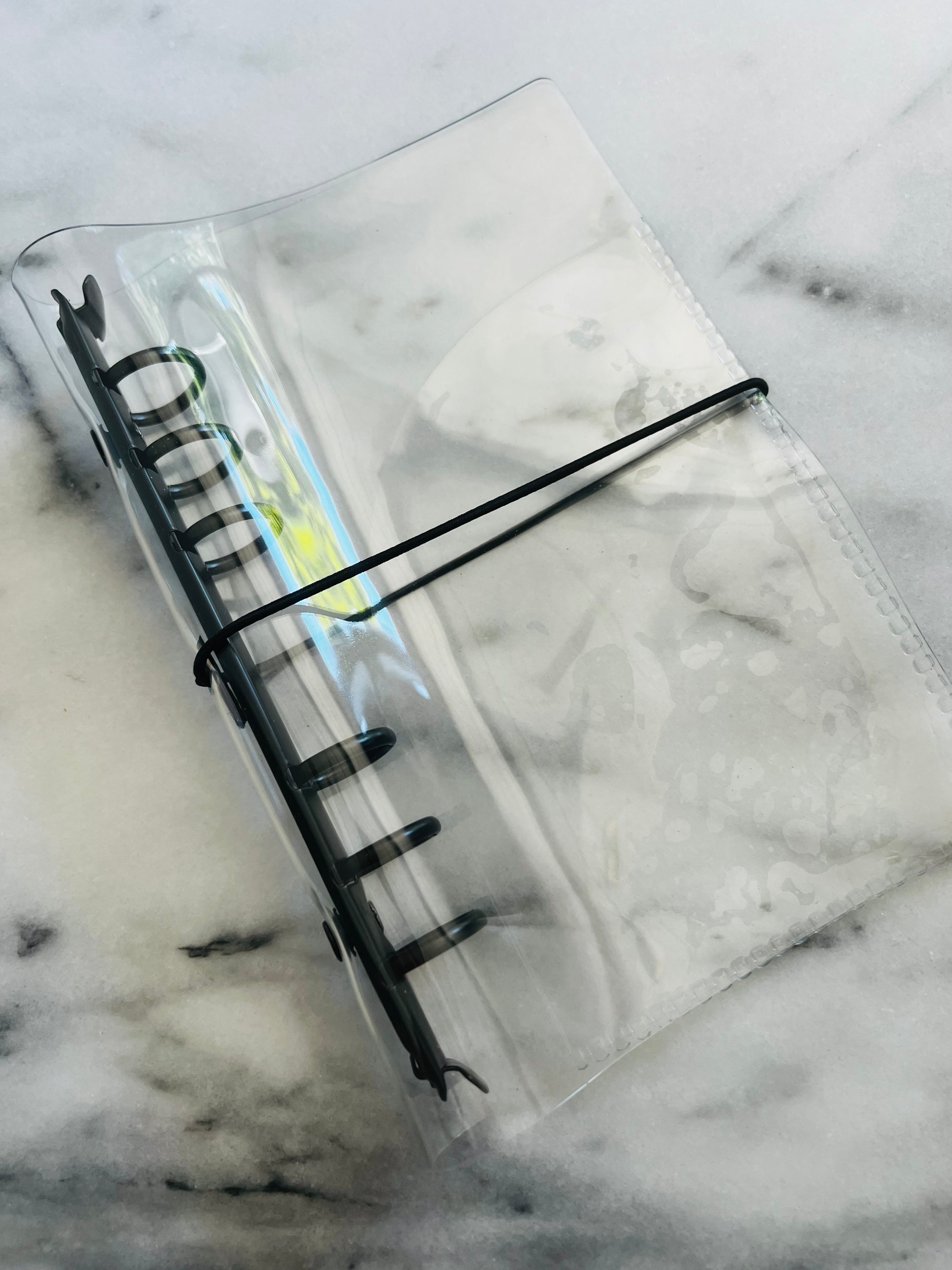 Vinyl matte black ring binder – Luxe Designs