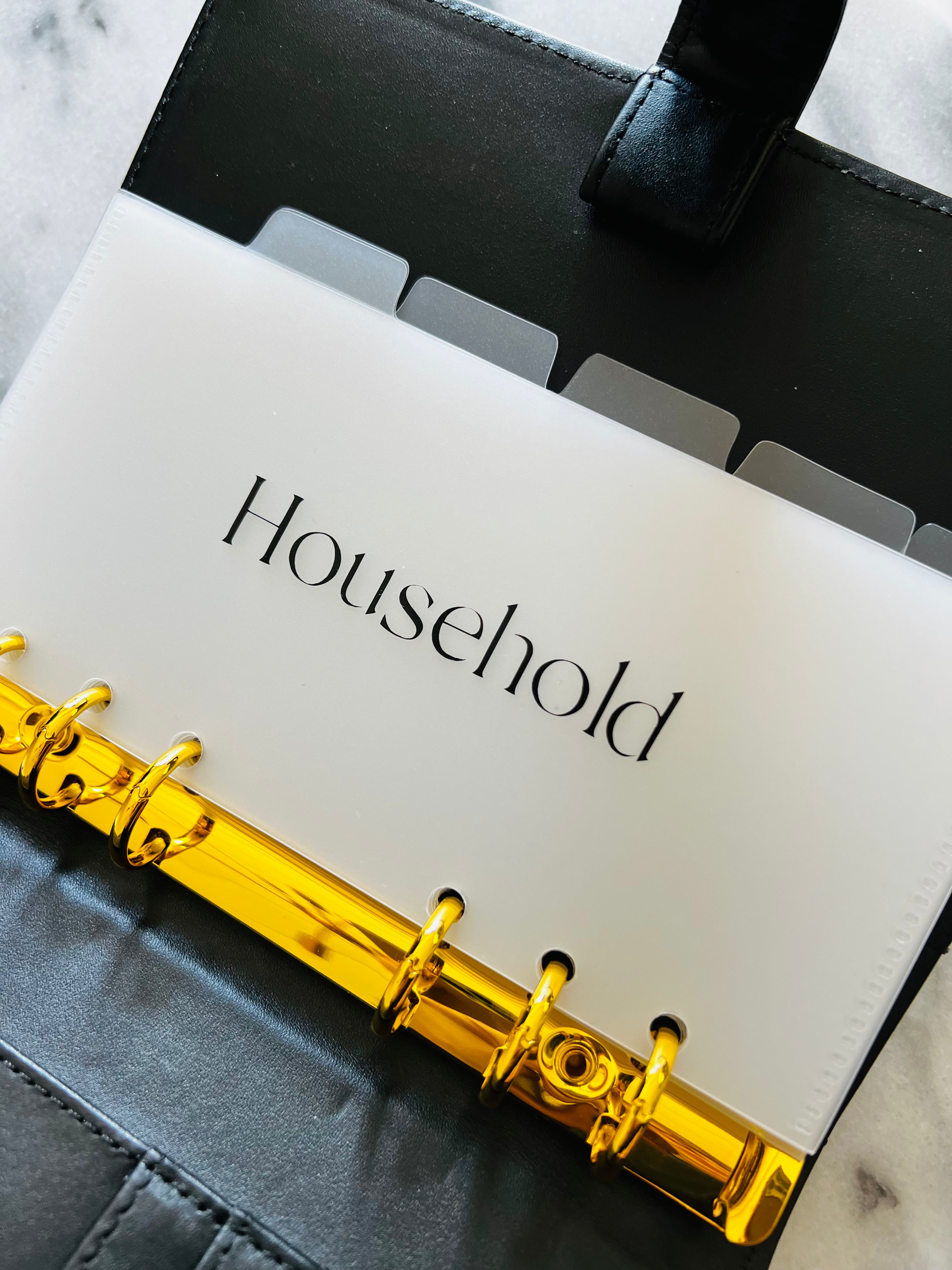 Cash Envelope dividers set of 6 – Luxe Designs